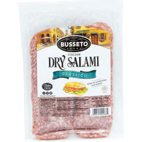 Busseto Italian Dry Salami Pre-Sliced - Pierre Cheese Market